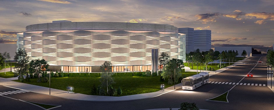 Hartă săli polivalente din România: Tulcea, Constanța, Pitești și Brașov