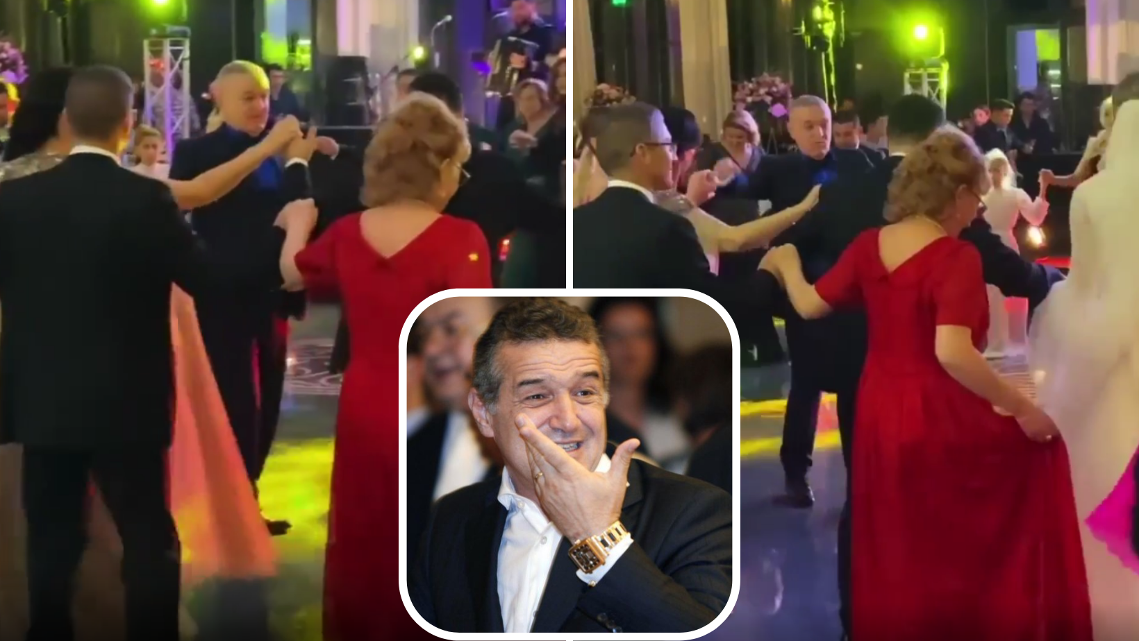 De ce a venit, de fapt, Gigi Becali la nunta nepotului său, Lucian ...