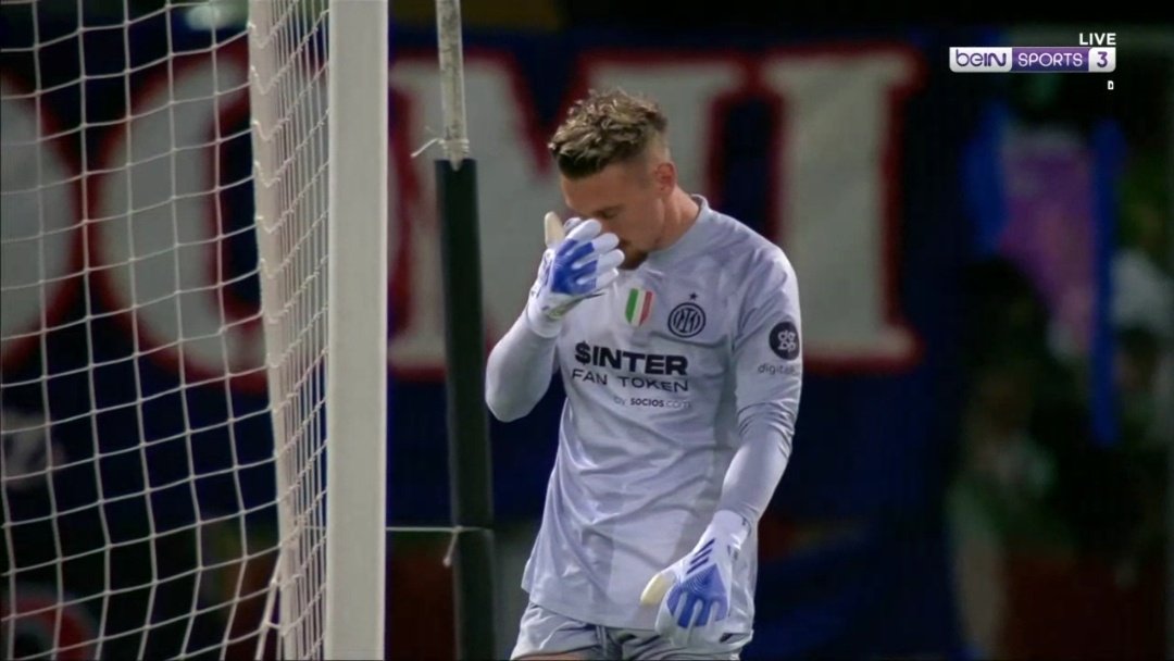 VIDEO Ionuț Radu, gafă colosală în Bologna - Inter!