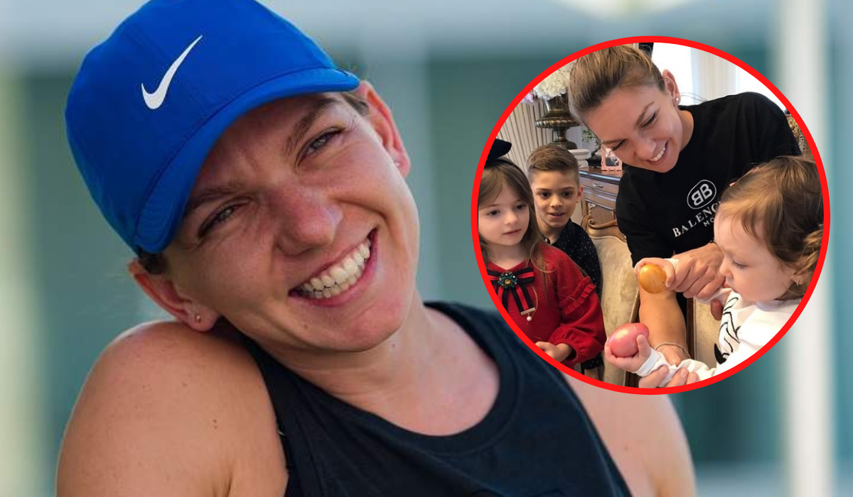 FOTO. Copiii pe care-i iubește enorm Simona Halep. Cu cine s-a pozat ...
