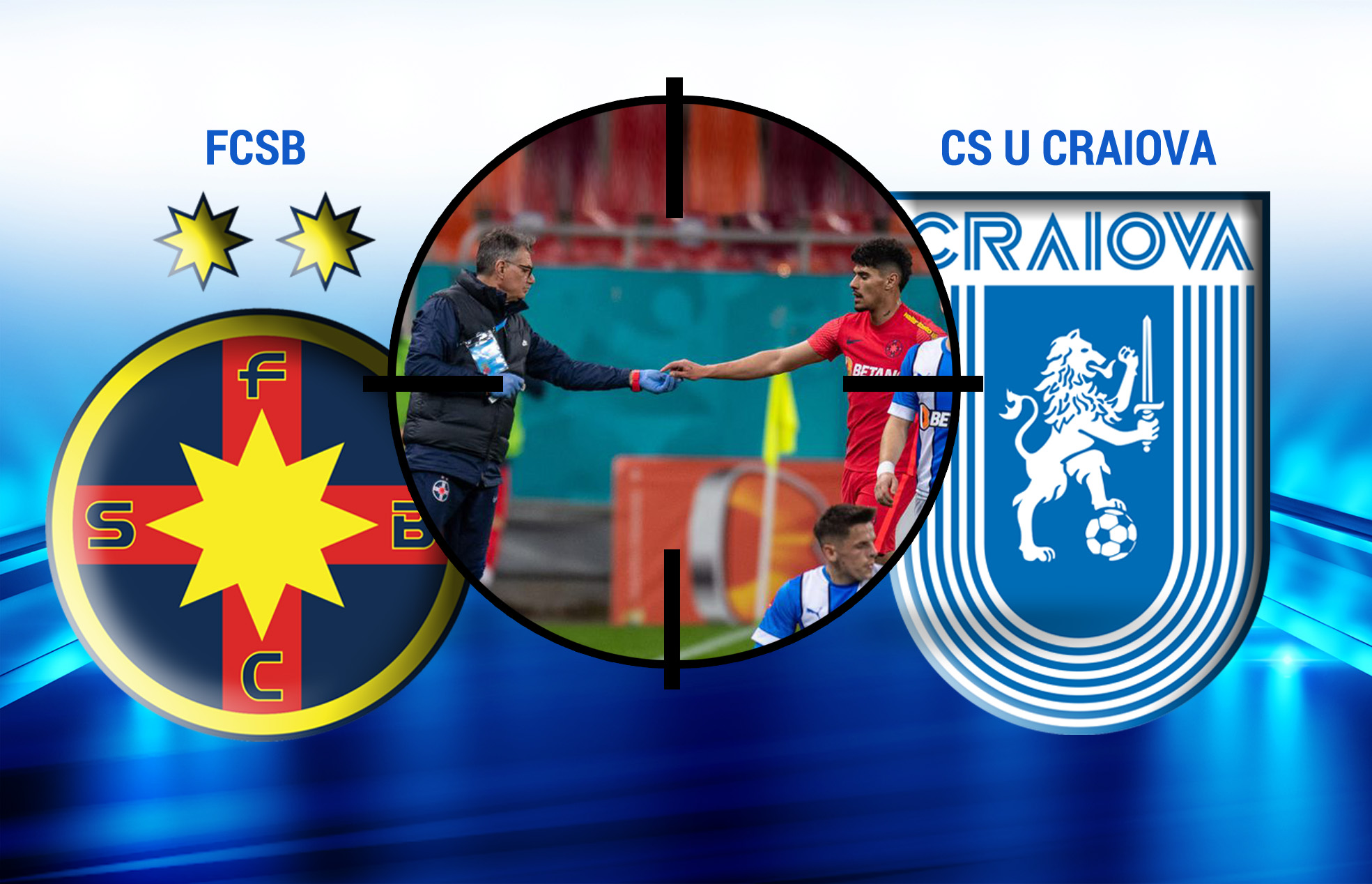 Ce nu s-a văzut la TV în meciul FCSB - CSU Craiova. Are legătură cu Florinel Coman - Playsport