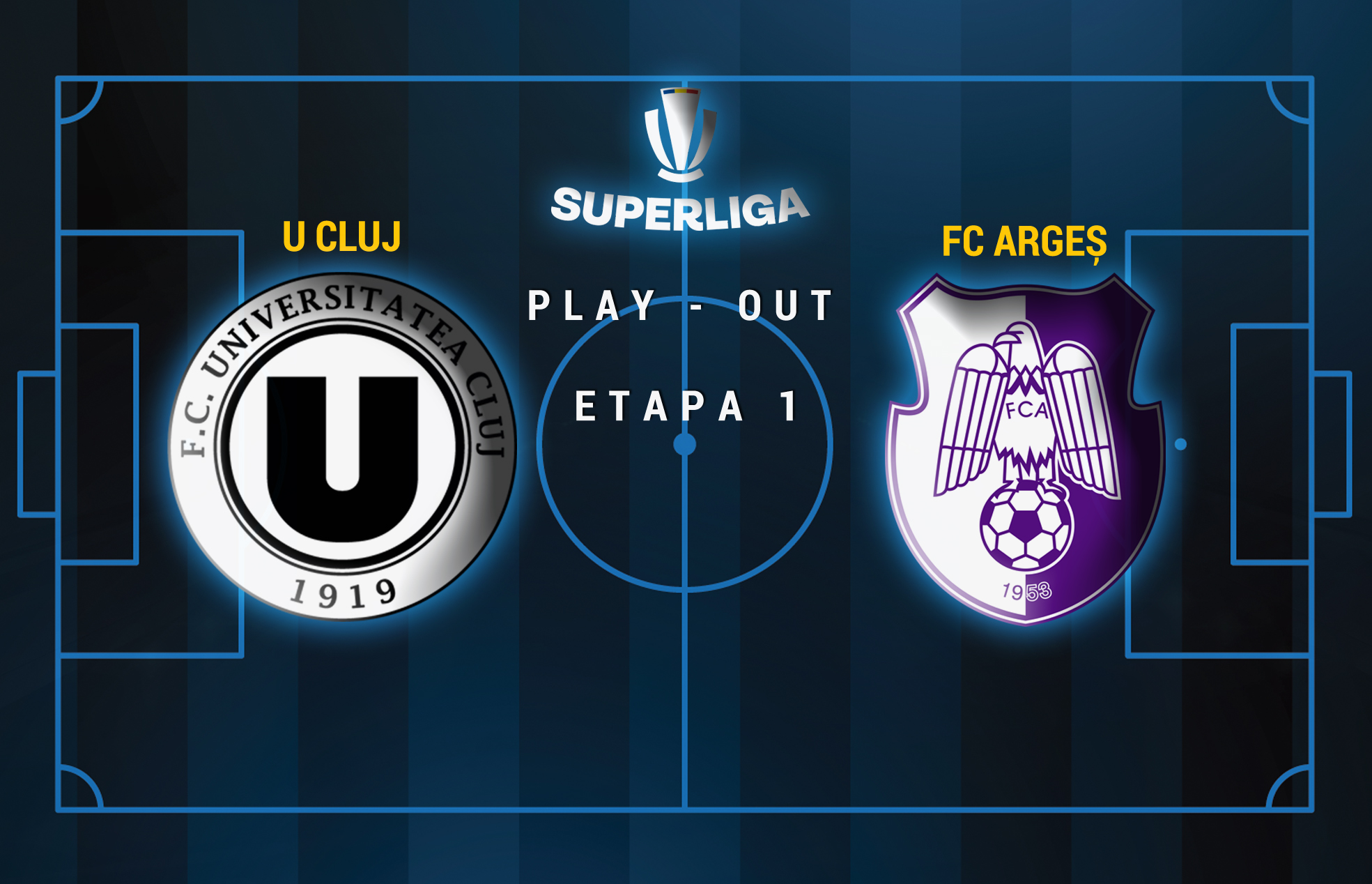 „U” Cluj - FC Argeș, live pe playsport, de la 21:00