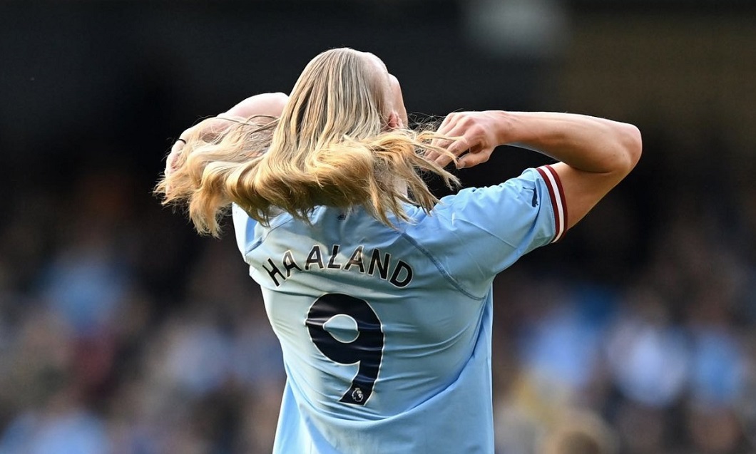 Haaland și-a aruncat bentița și în mai puțin de 60 de secunde a marcat ...