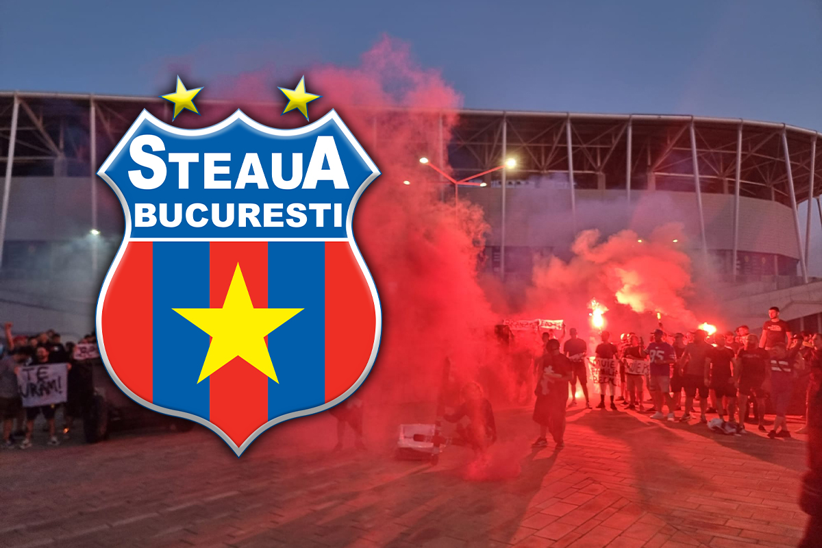 Protest macabru al fanilor de la CSA Steaua după ce FCSB e tot mai ...