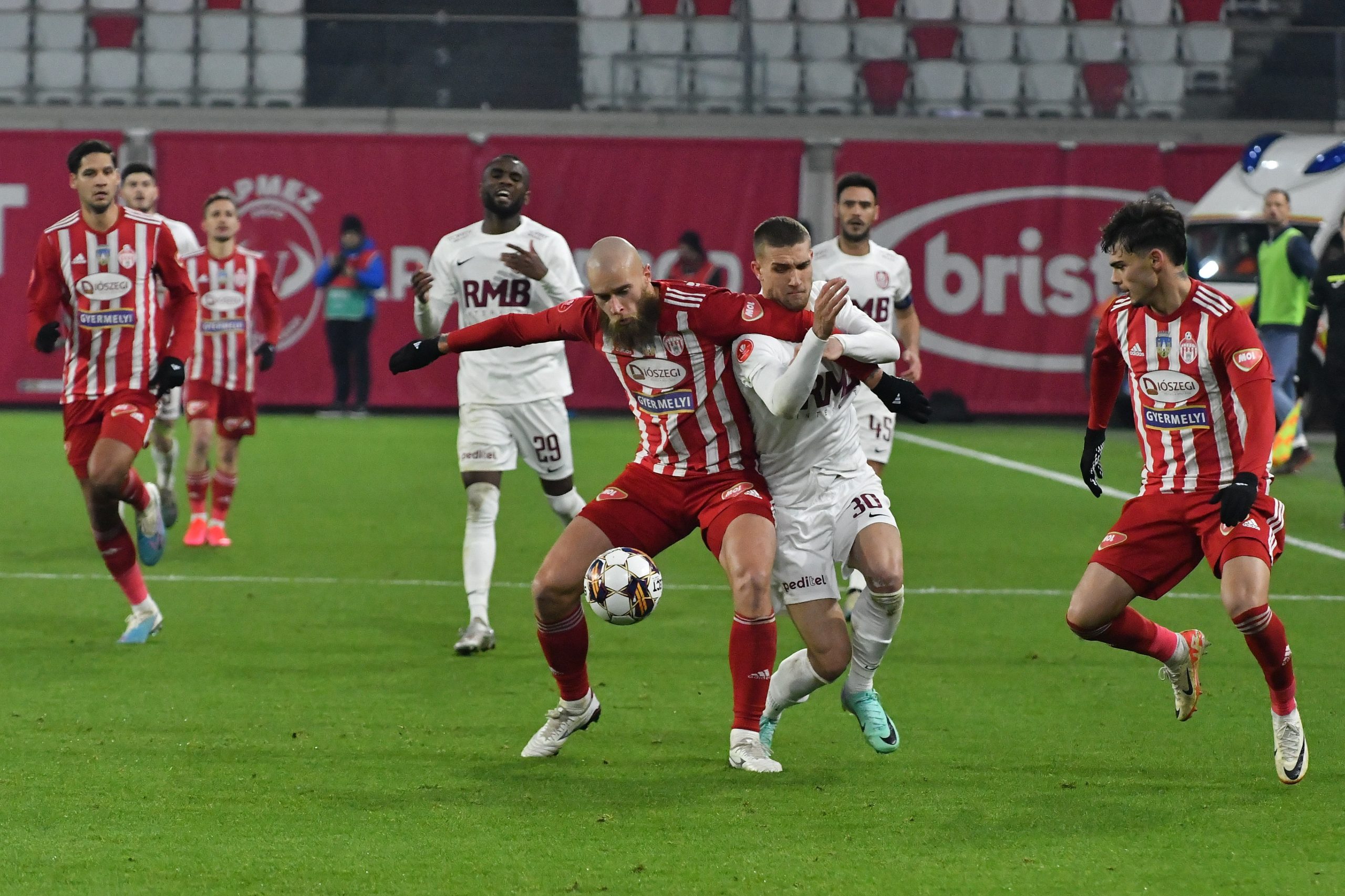 Sepsi - CFR Cluj 2-1, rezultat uriaș pentru FCSB. Ardelenii sunt la 8 ...