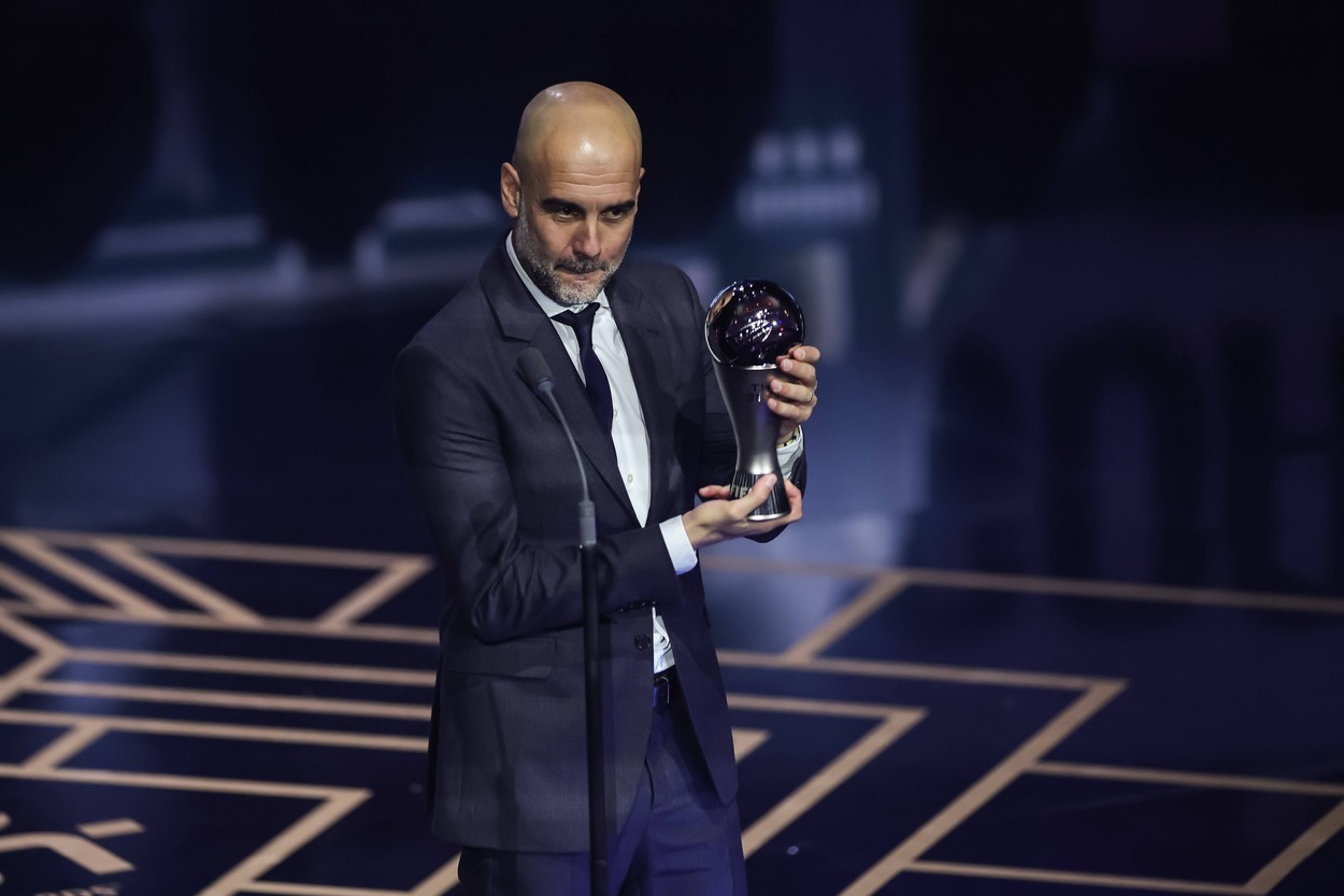 Pep Guardiola, desemnat cel mai bun antrenor al anului 2023 la Gala ...