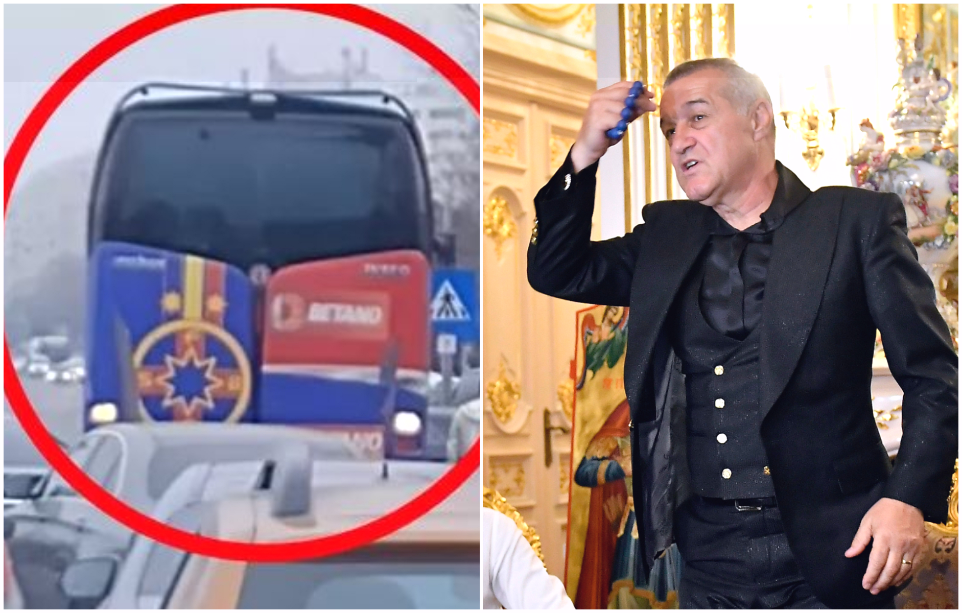 Autocarul FCSB s-a stricat și a blocat traficul! Imagini surprinse cu câteva ore înainte de ...