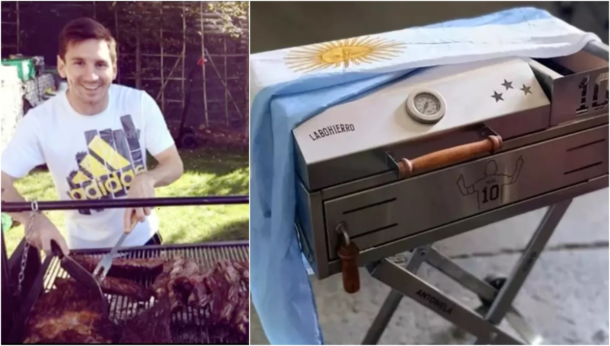 Să sfârâie micii la Messi acasă! Cum arată grătarul de 650.000 de euro ...