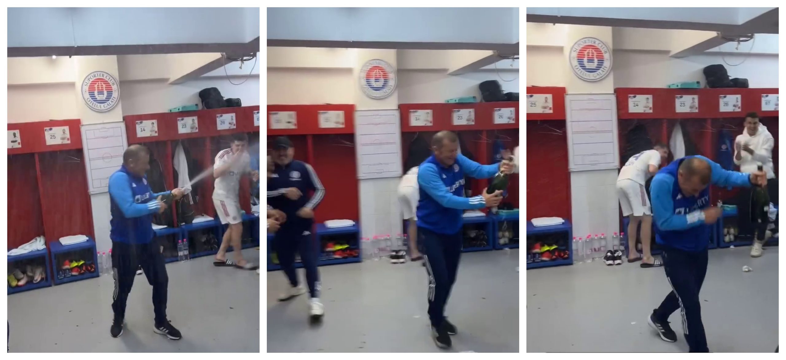 Ca după o victorie în Formula 1! Dorinel, imagini fabuloase din ...