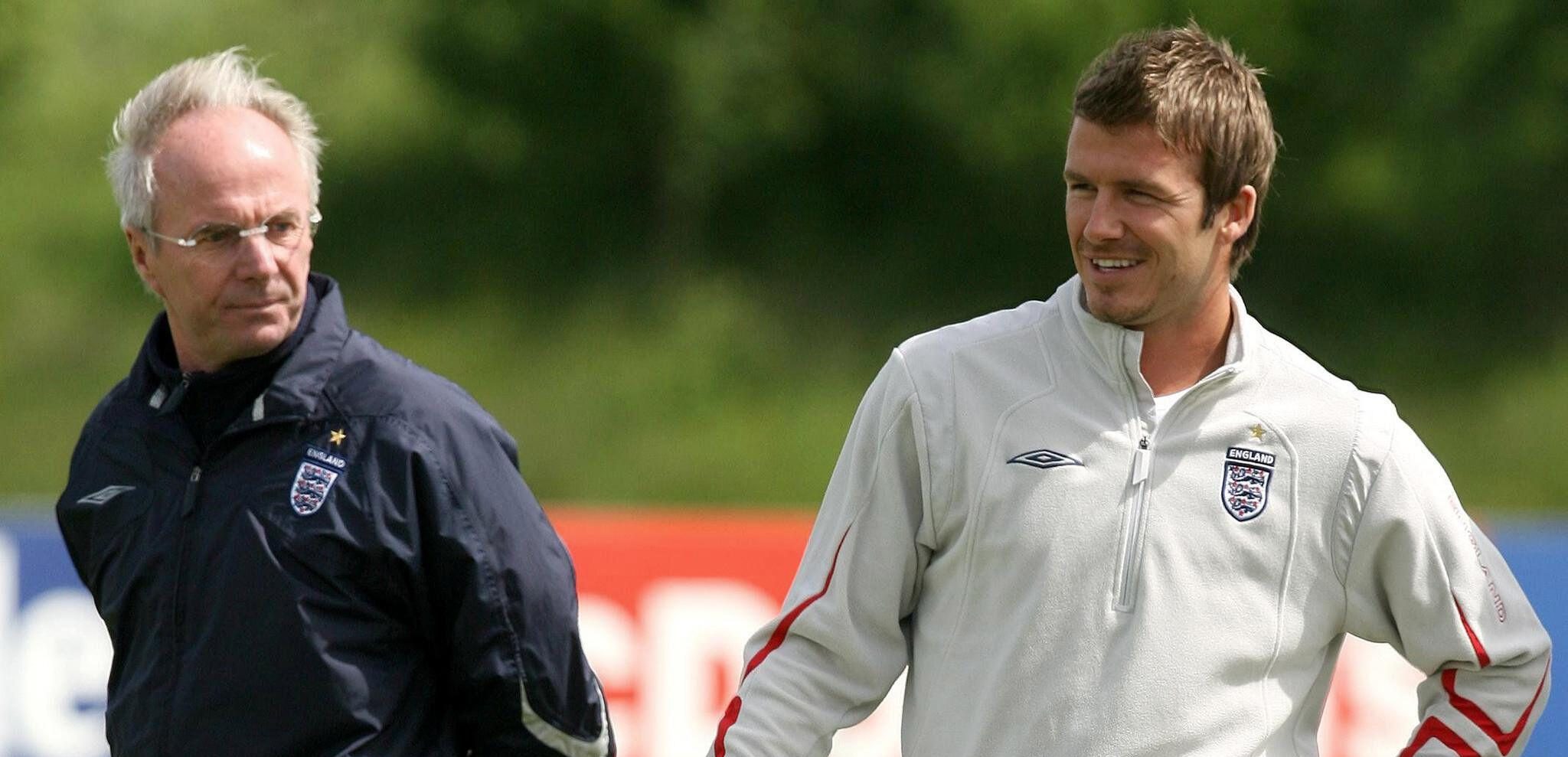 Gestul impresionant al lui Beckham pentru Sven Goran Eriksson. Cu ce ...