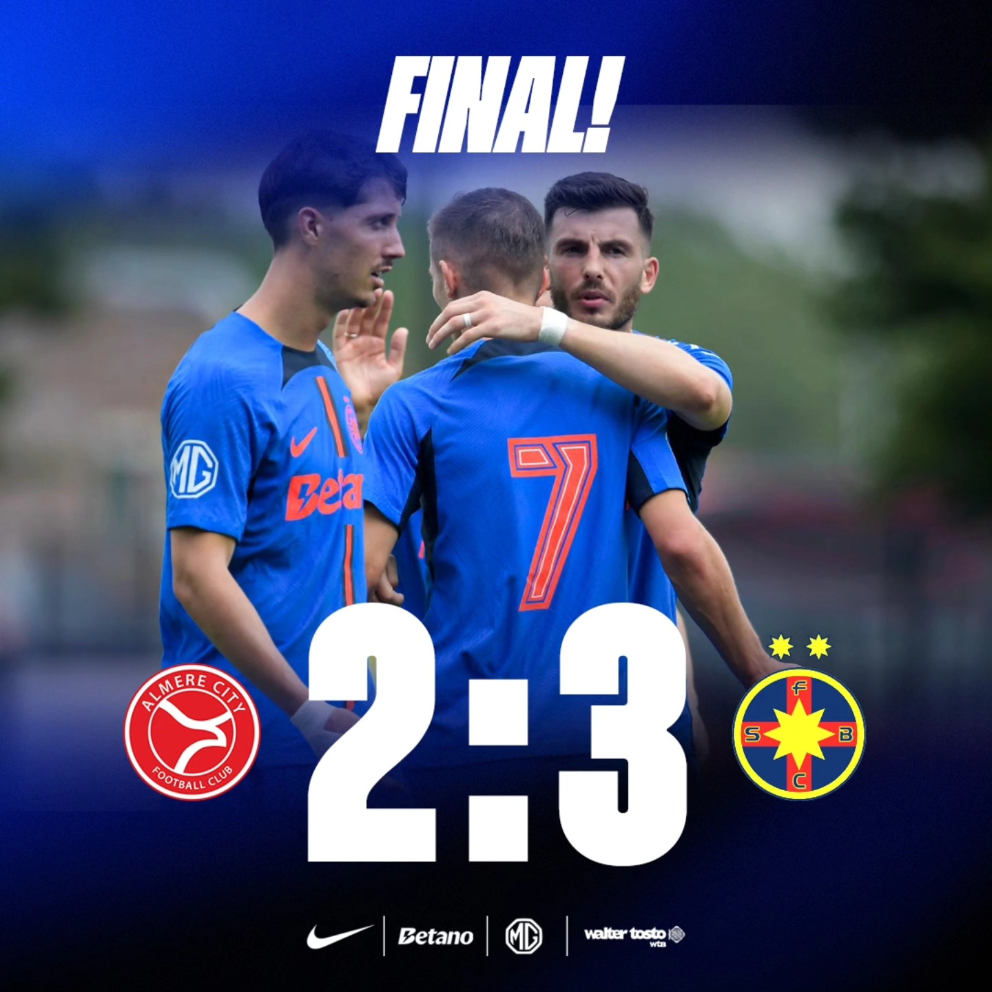 FCSB, victorie palpitantă în primul amical al verii. Alibec a marcat la revenire - Playsport