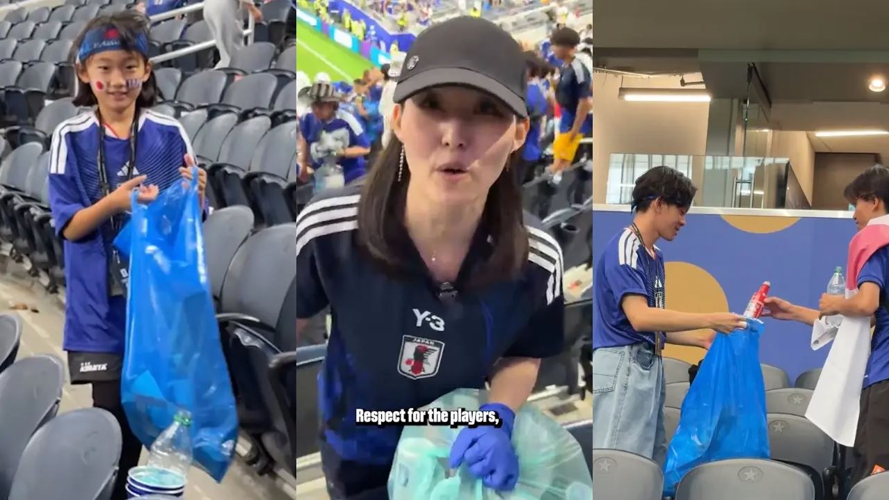 VIDEO | Fanii japonezi au lovit din nou. Au stat şi au făcut curat în ...